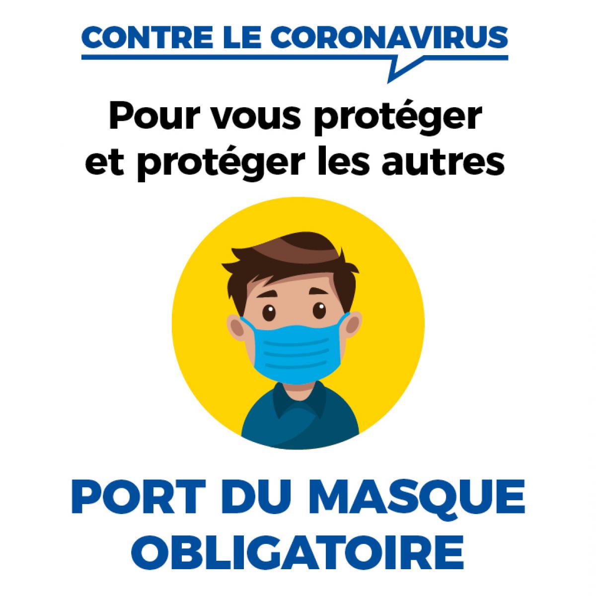 Port du masque obligatoire - Actualités - Mairie de Soues